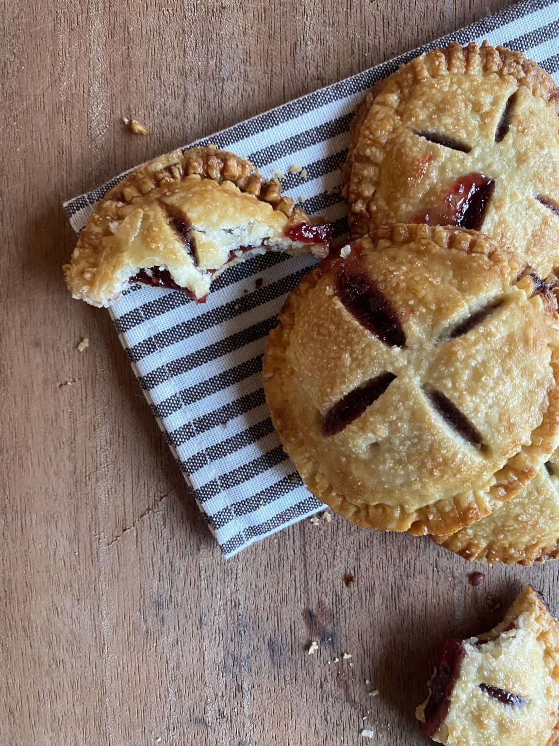 Easy Homemade Rustic Hand Pies with Berry Filling - Our Handcrafted Home